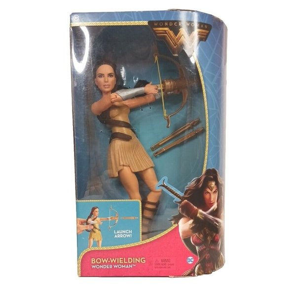 Mattel | Toys | Mattel Wonder Woman Bow Wielding Action Figure Dc ...